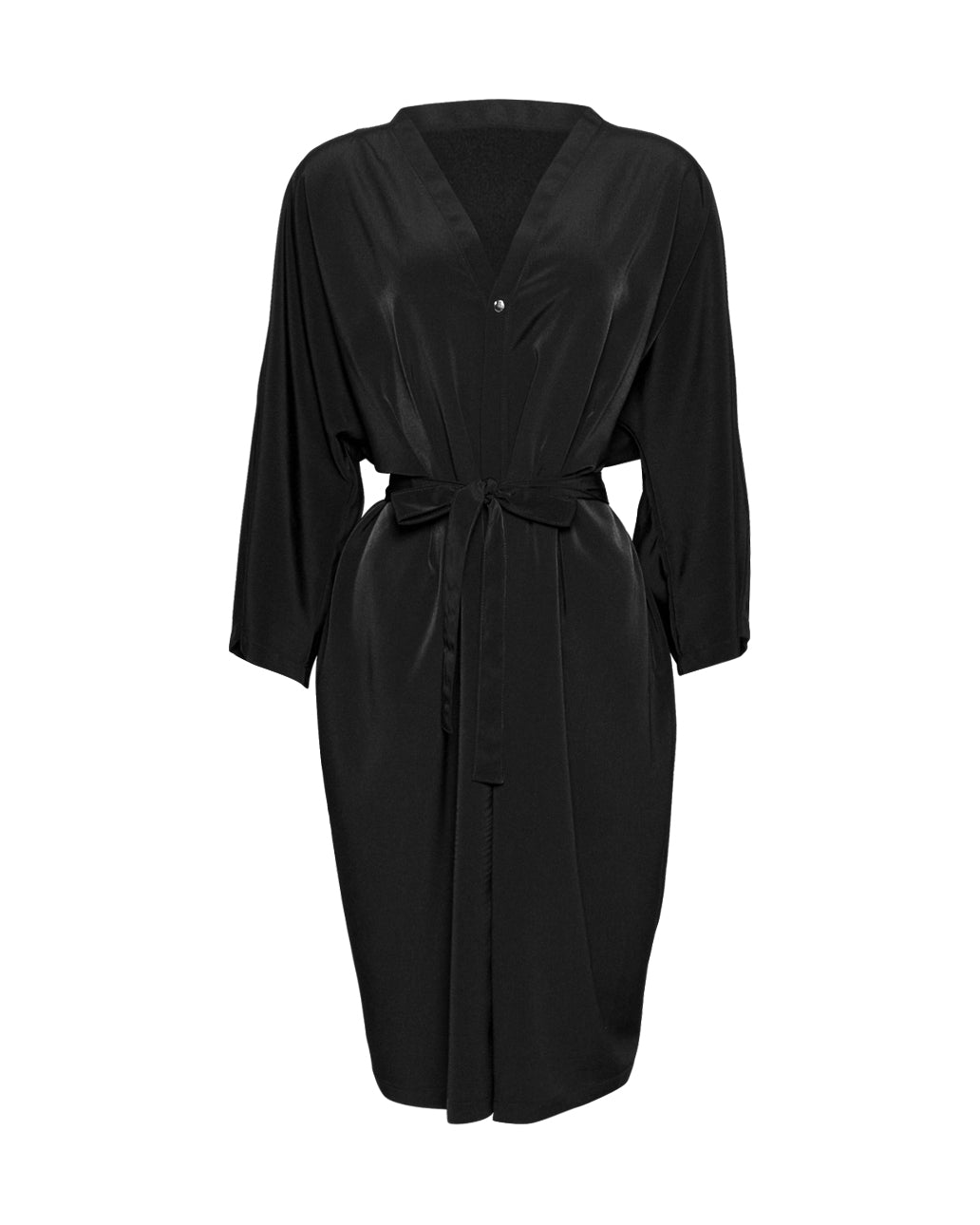 Black Premium Unisex Peachskin Client Robes